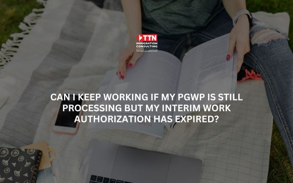 Có thể tiếp tục làm việc nếu PGWP đang được xử lý nhưng thư cho phép ...